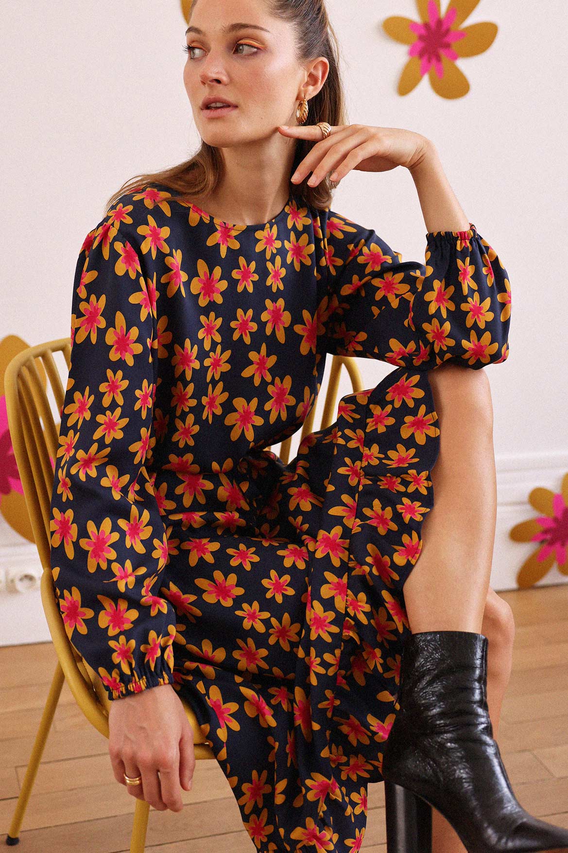 Robe Vanessa en tencel Edelweiss Forever | Elise Chalmin