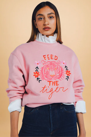 Sweat-shirt Thalia rose pâle | Elise Chalmin