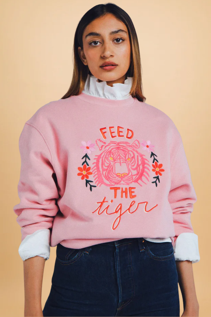 Sweat-shirt Thalia rose pâle | Elise Chalmin