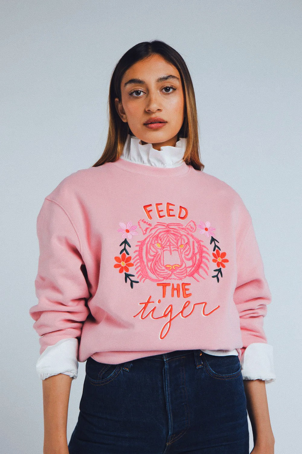Sweat-shirt Thalia rose pâle | Elise Chalmin