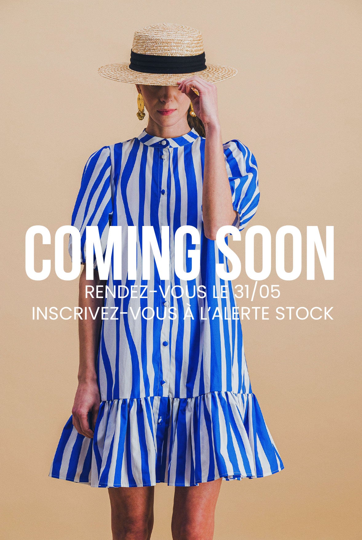 robe CLEMENTINE blue lines – Elise Chalmin