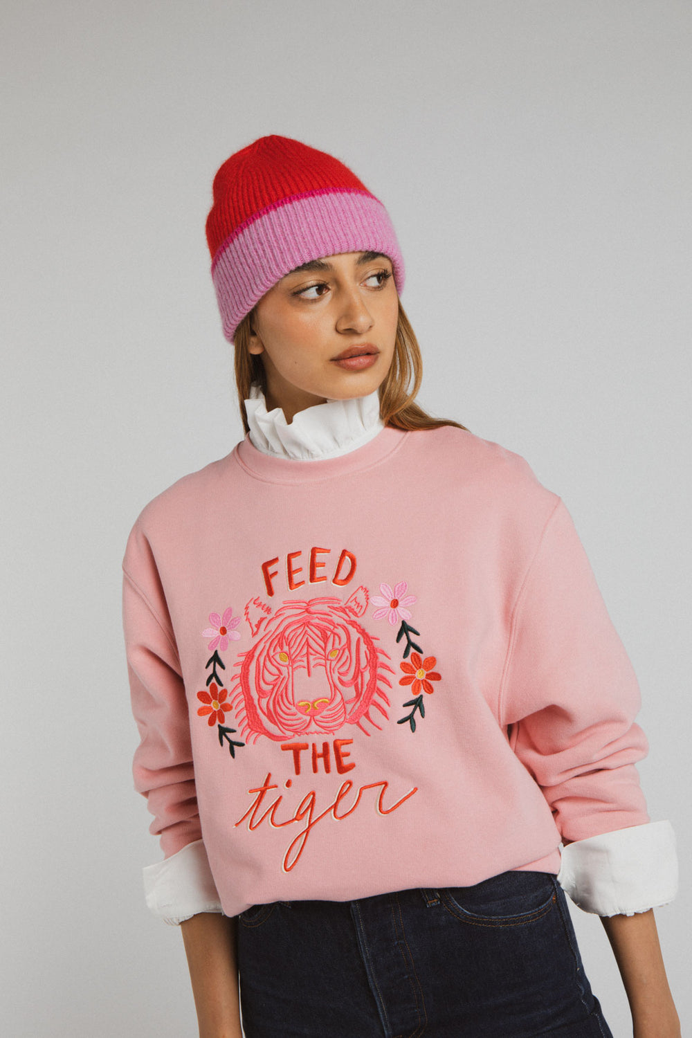 Sweat-shirt Thalia rose pâle | Elise Chalmin