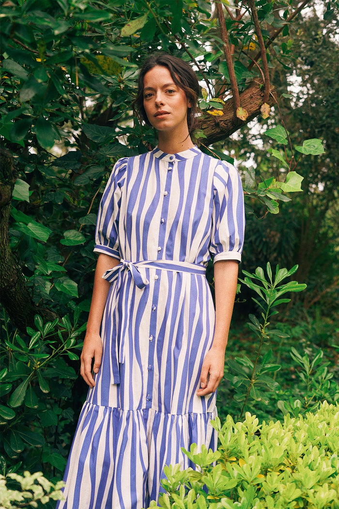 Robe Clémence Blue Lines | Elise Chalmin