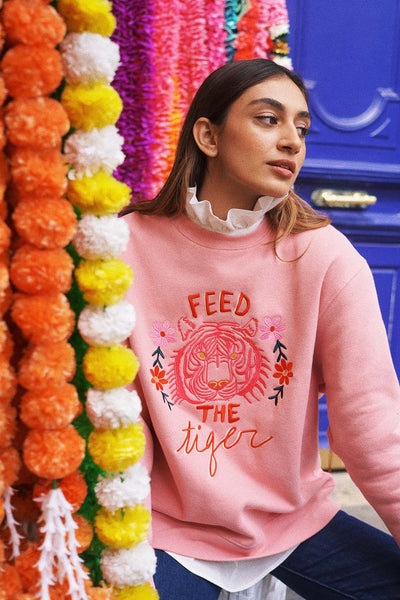 Sweat-shirt Thalia rose pâle | Elise Chalmin