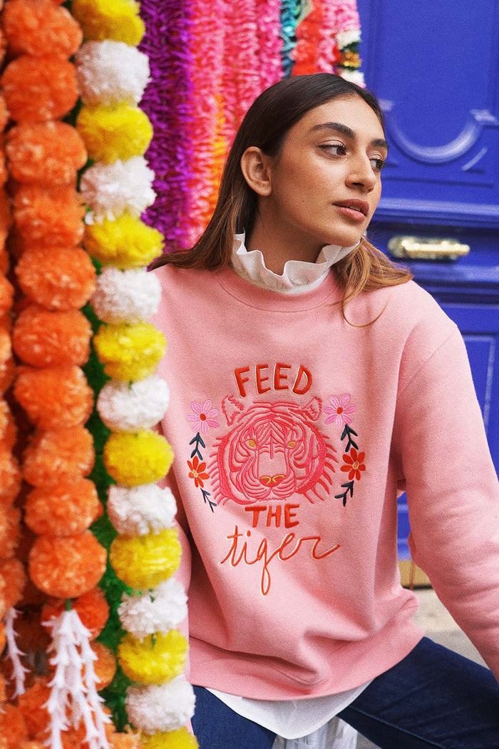 Sweat-shirt Thalia rose pâle | Elise Chalmin